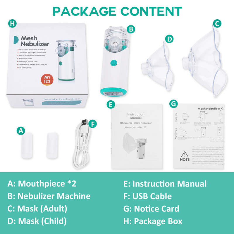 Handheld rechargeable Mesh Nebulizer by Rockabye – Mama's Nest